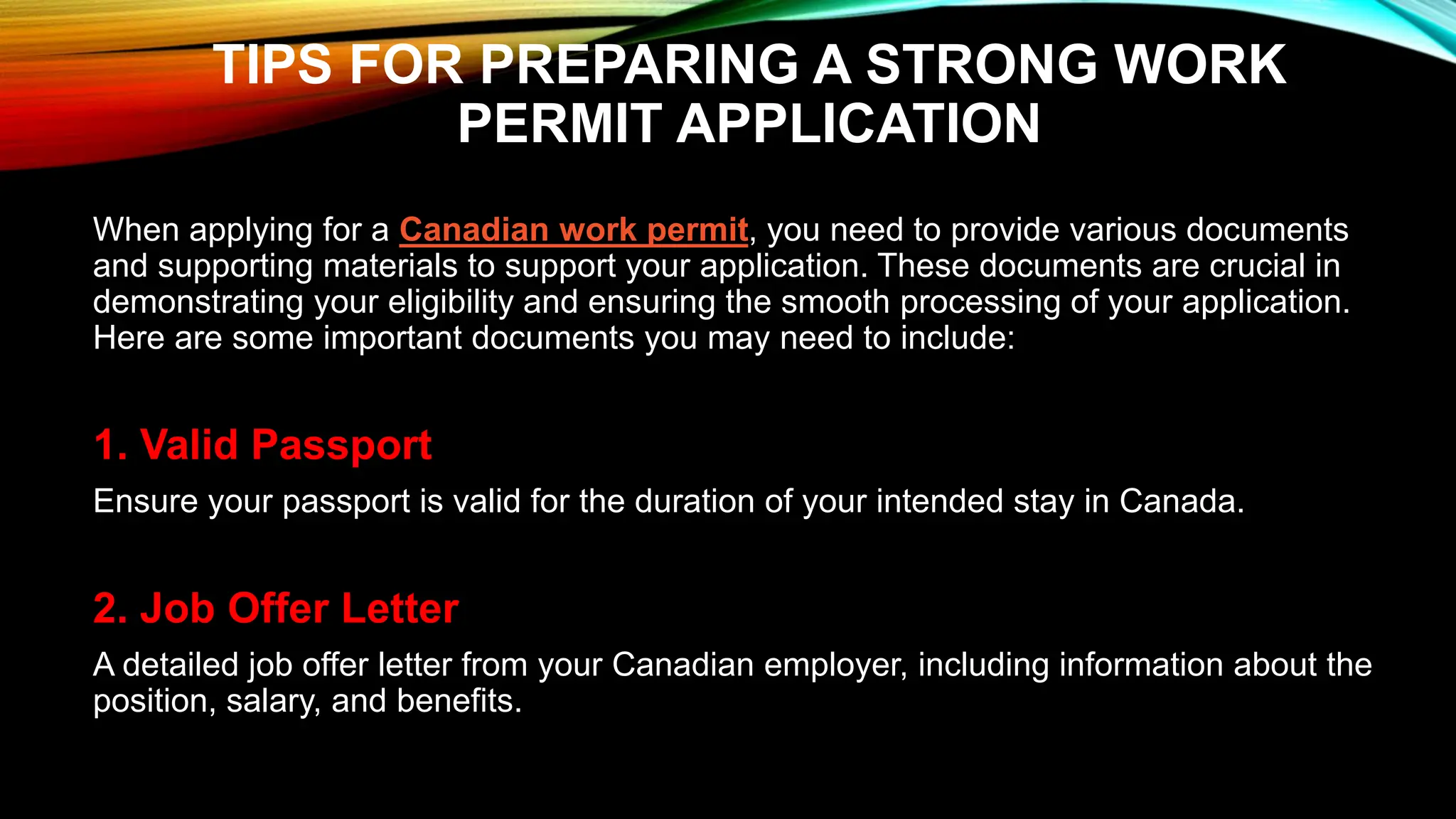 Essential Tips For Successfully Obtaining A Canadian Work Permit.pptx
