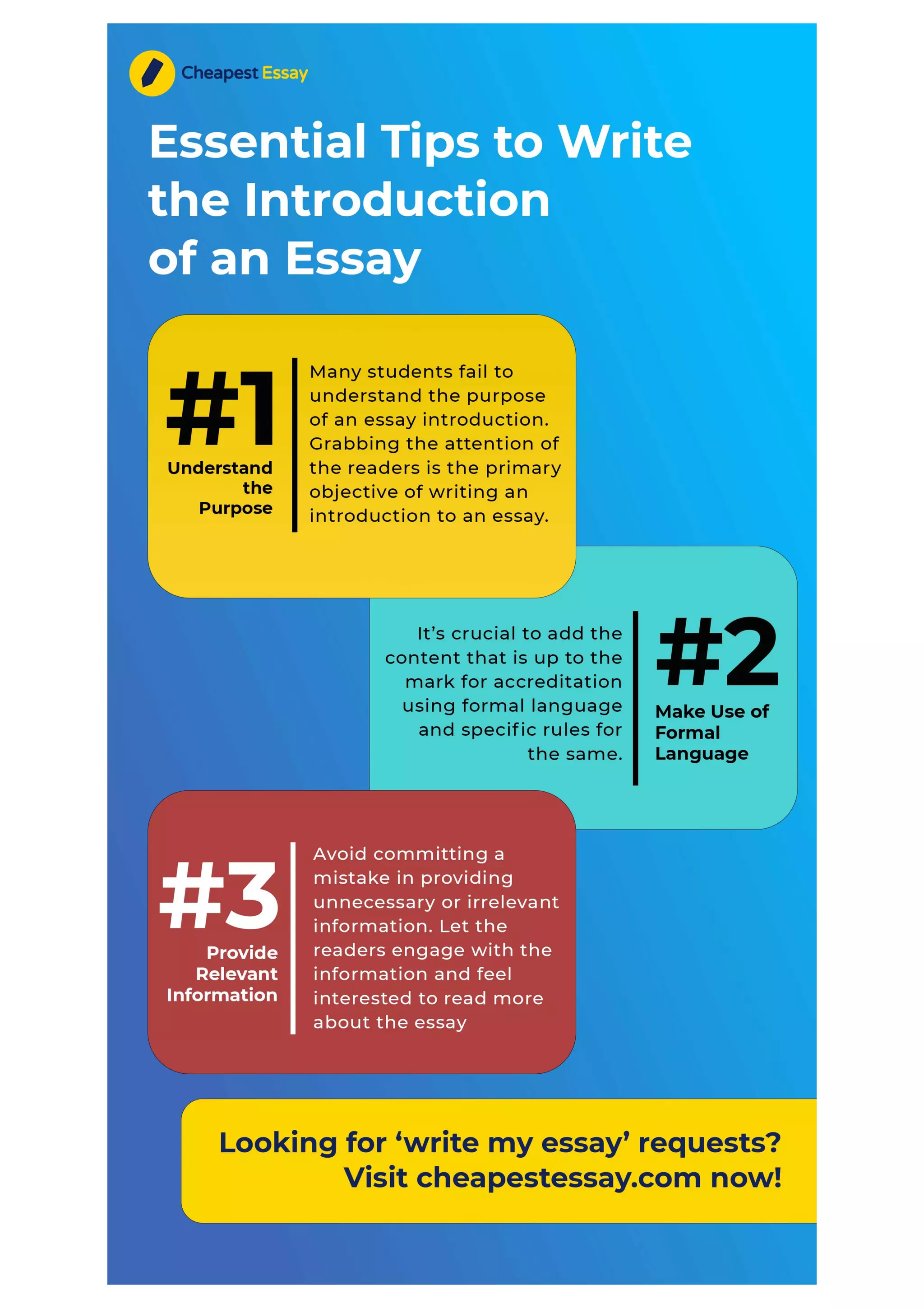 Essential Tips to Write the Introduction of an Essay | PDF