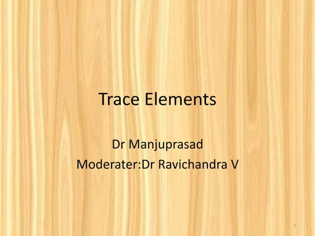 Essential trace elements | PPTX | Blood Disorders | Diseases and Conditions