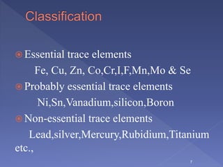 Essential trace elements | PPTX