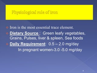 Essential trace elements | PPTX