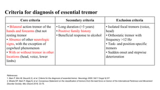 Essential Tremors (Movement Disorder).pptx
