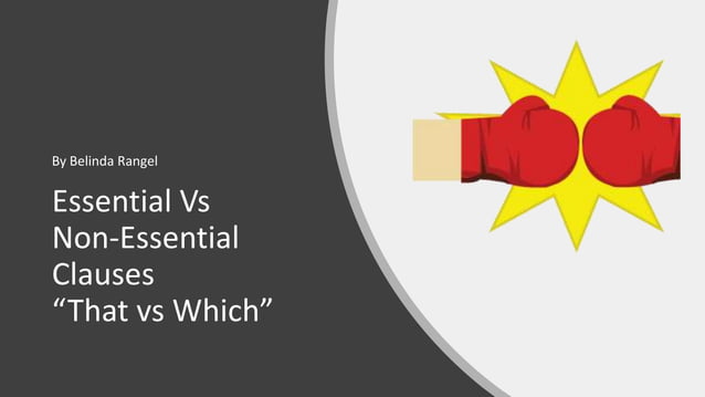 Essential vs non essential clauses 2 | PPT