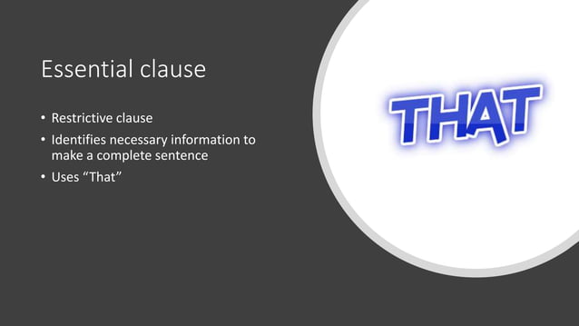 Essential vs non essential clauses 2 | PPT