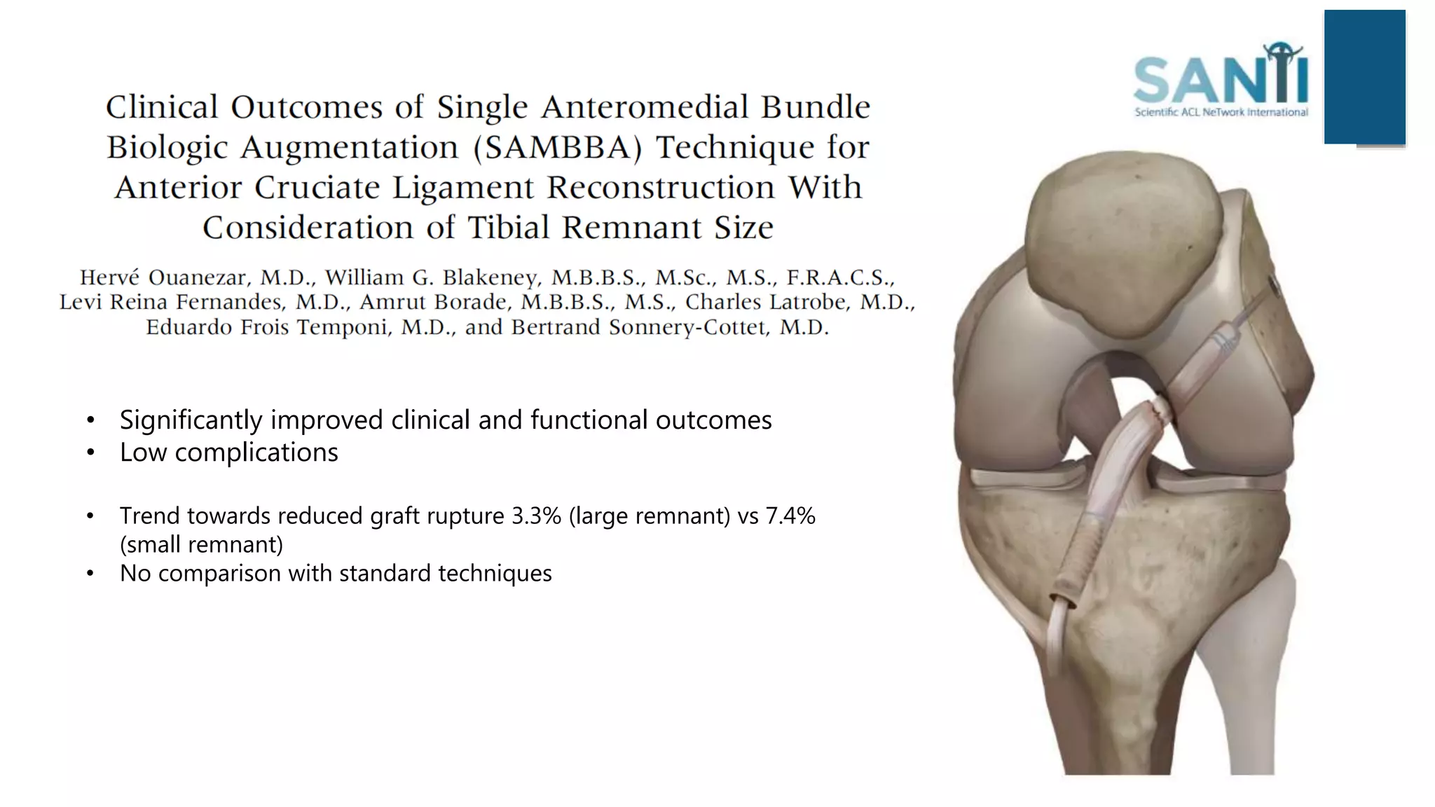 3D CT Evaluation Of Tunnel Positioning In ACL Reconstruction Using The ...