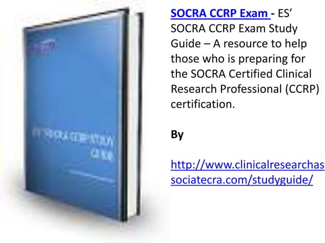 ES’ SOCRA CCRP Exam Study Guide: An Ultimate Resource for the SOCRA ...