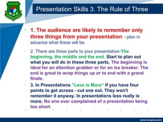 Essentials of Presentation | PPT