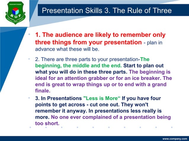 Essentials of Presentation | PPT