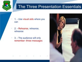 Essentials of Presentation | PPT