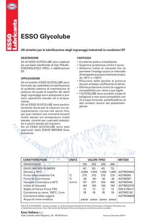 Esso glycolube | PDF