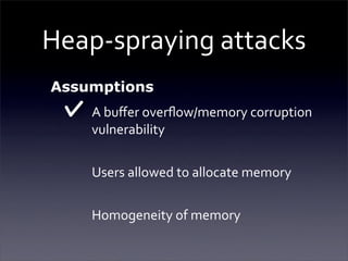 BuBBle: a Javascript engine level countermeasure against heap-spraying ...