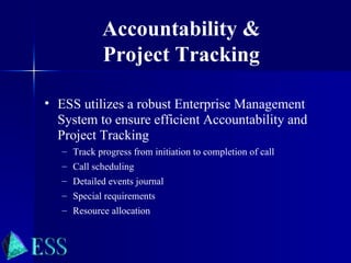 Ess Overview | PPT
