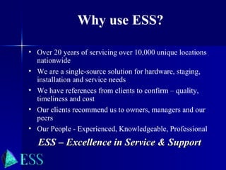 Ess Overview | PPT