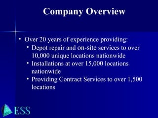 Ess Overview | PPT