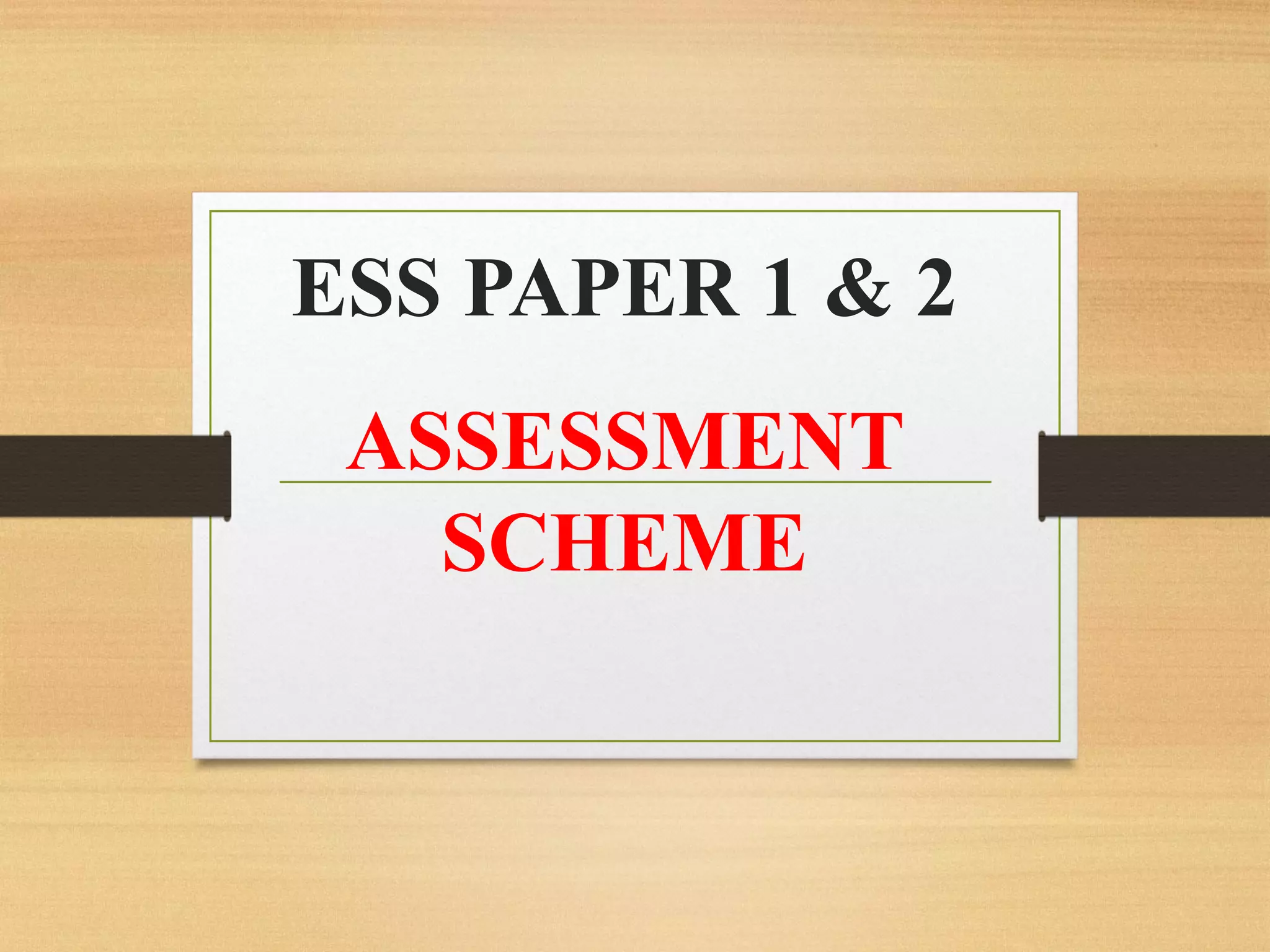 How to Write ESS Essay Questions in Paper 2-First Exam 2017 | PDF
