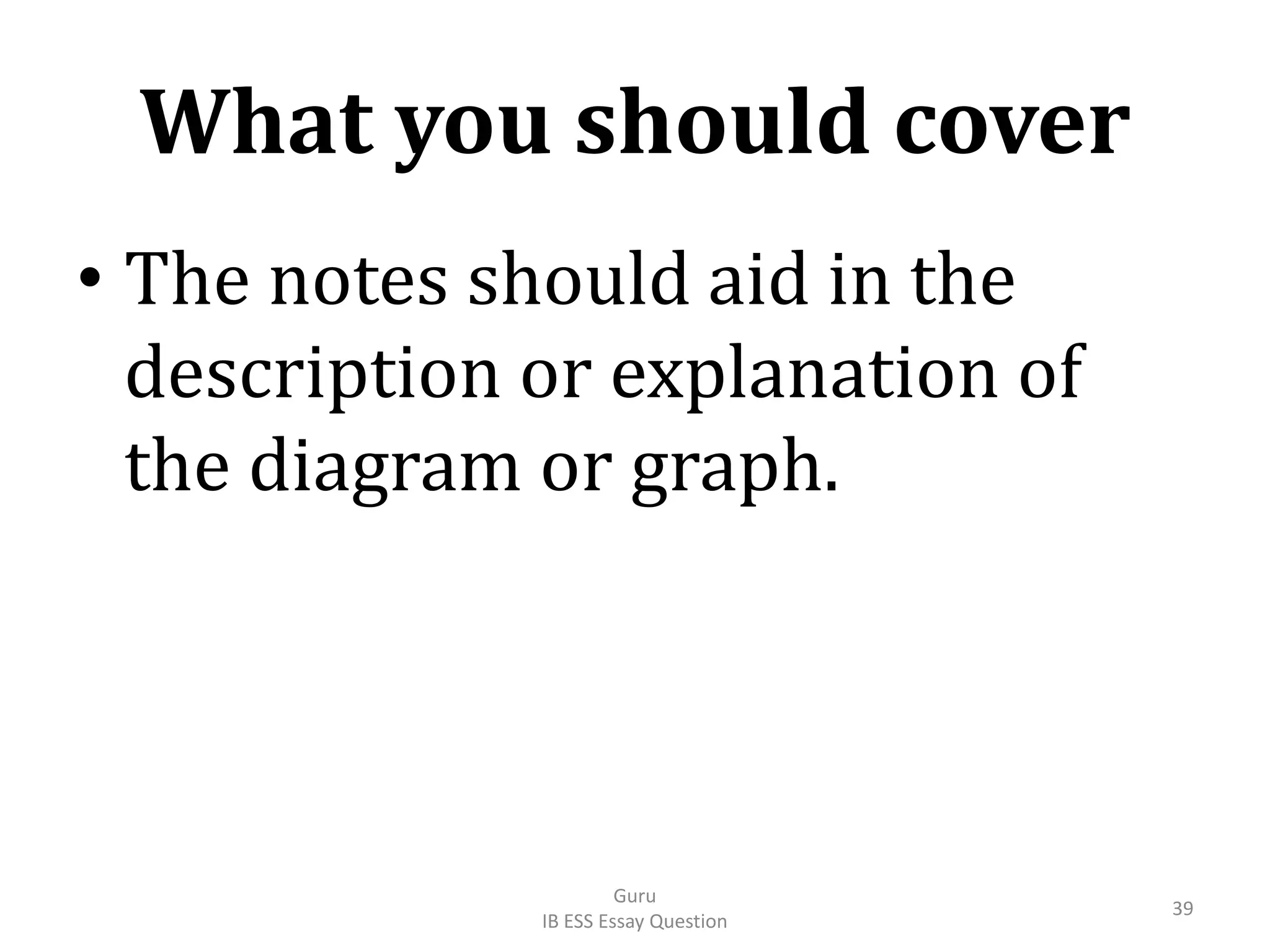 How to Write ESS Essay Questions in Paper 2-First Exam 2017 | PDF