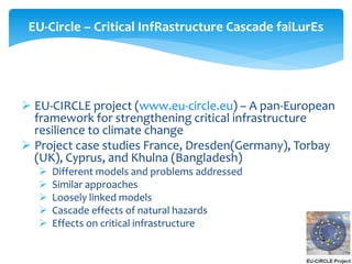Analysing the cascading effects on critical infrastrcture in Torbay ...