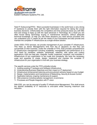 Ebizframe ERP Software | PDF