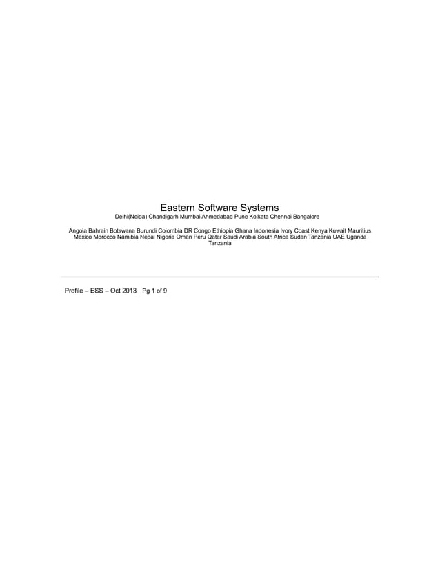 Ebizframe ERP Software | PDF