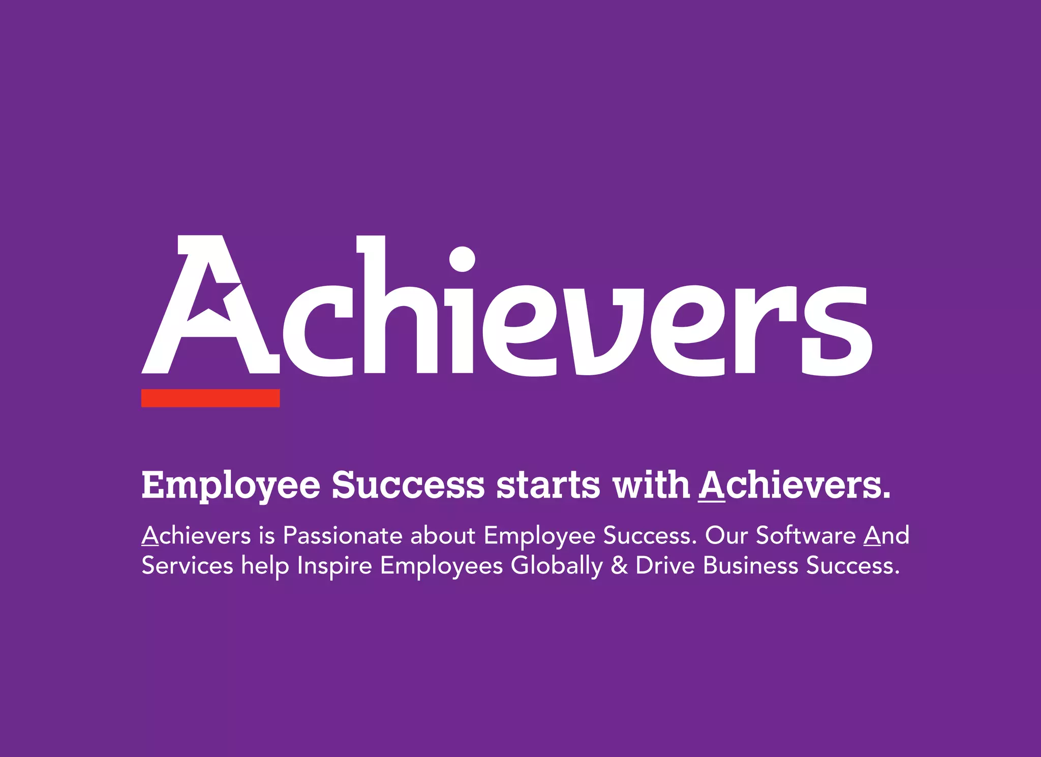Employee Success starts with Achievers | PPT