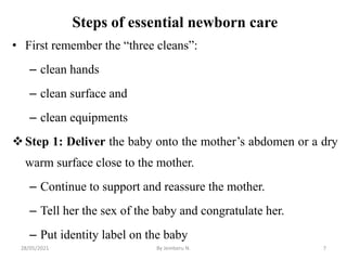 Esstential new born care | PPTX