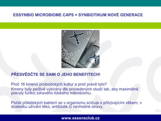 Essynbio Microbiome Caps - Essens - ID: 10001234 | PPT