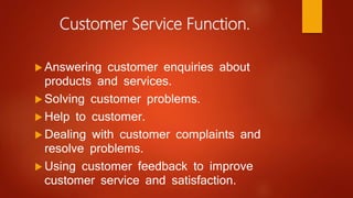 business functions | PPT