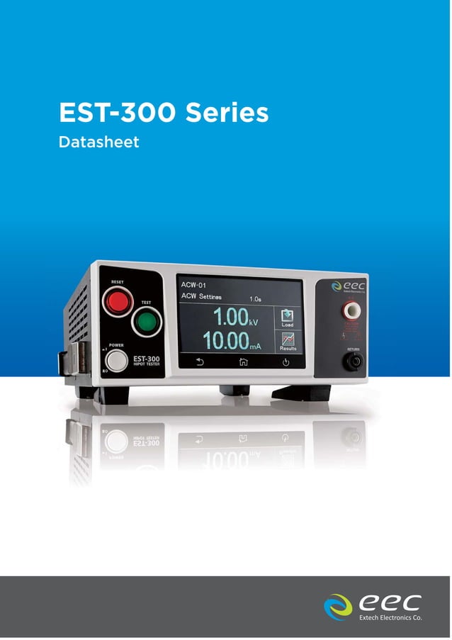 ECC EST-300 Series Next-Generation Hipot Tester - High Output Rating As ...