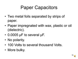 EST 130 Passive components capacitors | PPT