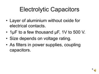 EST 130 Passive components capacitors | PPT