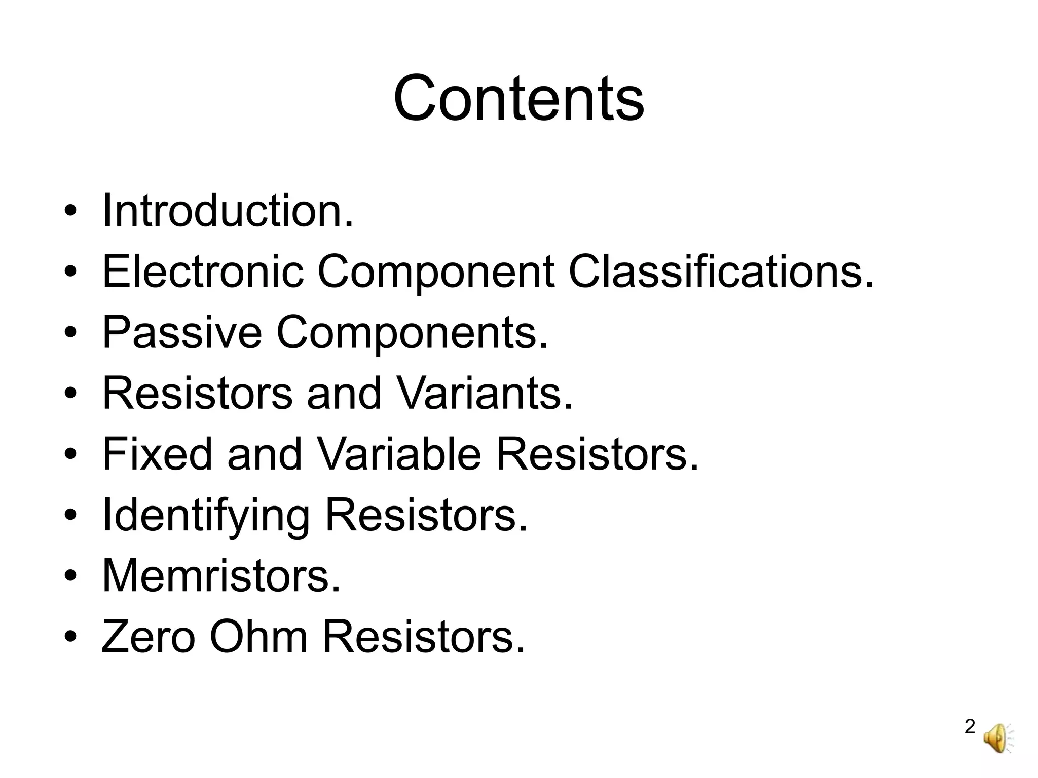 EST 130 Passive Components Resistors | PPT