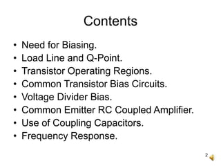 EST 130, Transistor Biasing and Amplification. | PPT