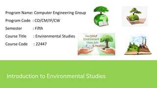 Environmental Study | PPTX