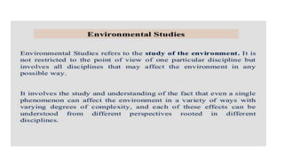 Environmental Study | PPTX