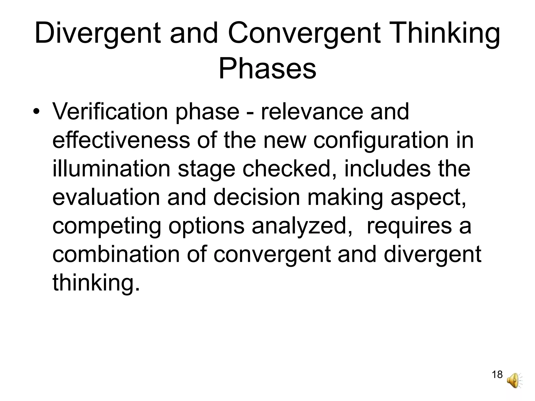 EST 200, Convergent and Divergent Thinking | PPT
