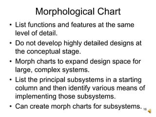 EST 200, Generating Design Alternatives | PPT