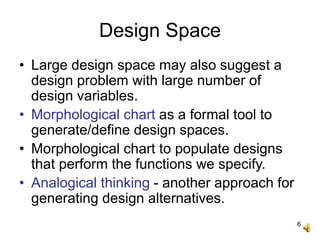 EST 200, Generating Design Alternatives | PPT