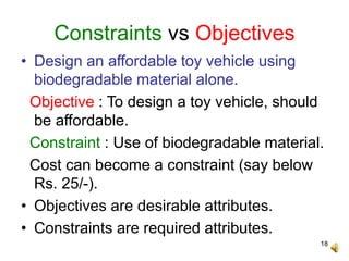 EST 200, Identifying Constraints | PPT