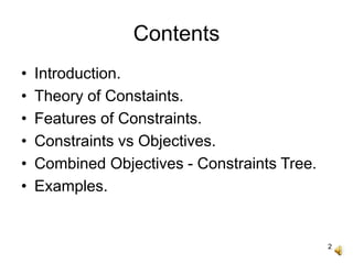 EST 200, Identifying Constraints | PPT