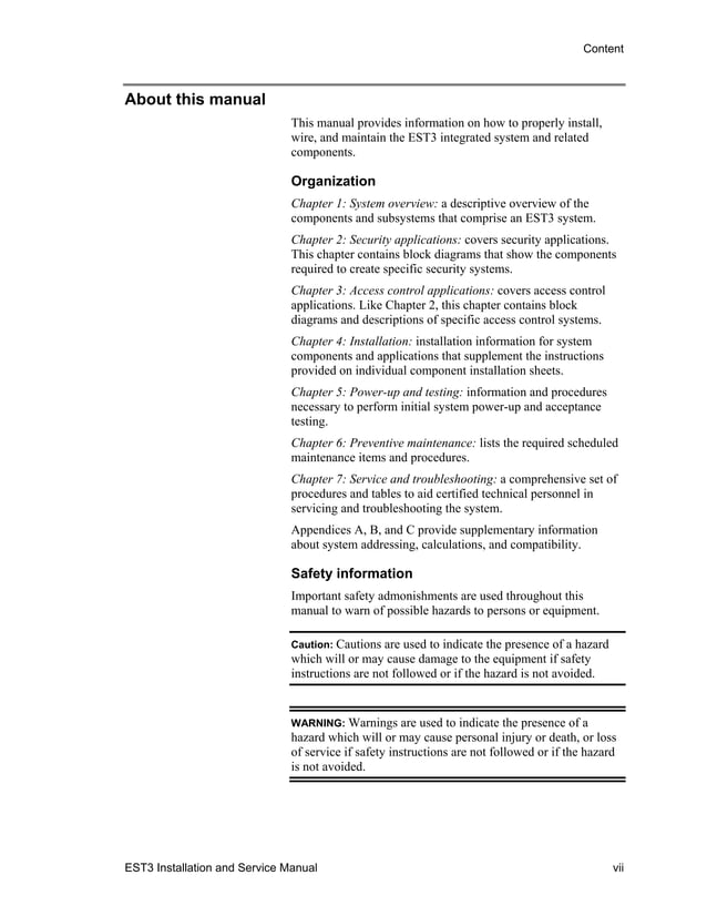 EST3 Installation and Service Manual.pdf | Computing | Technology & Computing