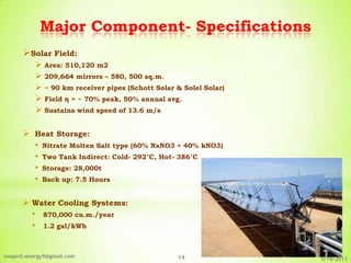 Concentrated Solar Power Technologies (CSP) | PPTX
