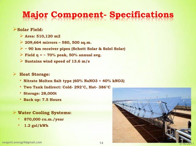 Concentrated Solar Power Technologies (CSP) | PPTX | Power and Energy ...