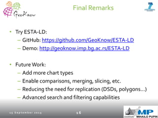 ESTA-LD exploring spatio-temporal linked statistical data | PPT