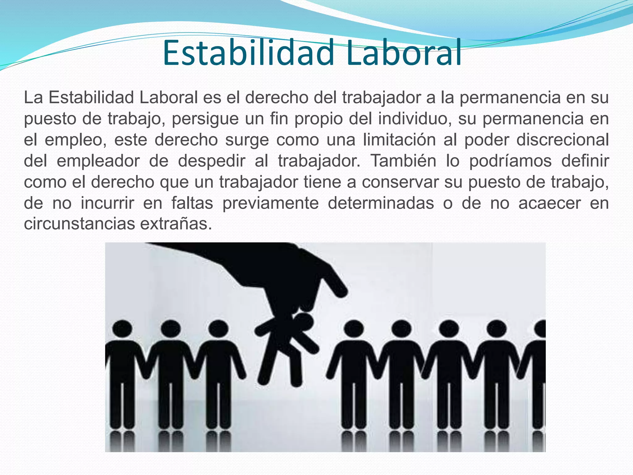 Estabilidad laboral | PPT