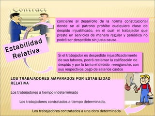 Estabilidad Laboral | PPT