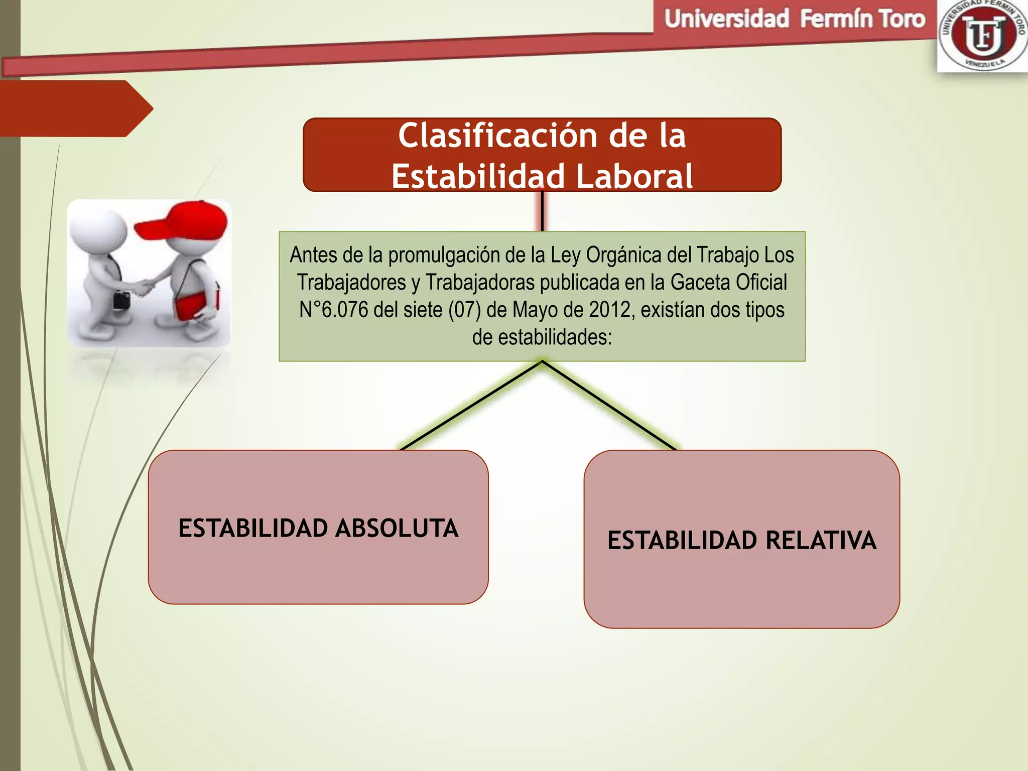 Estabilidad laboral presentacion | PPT