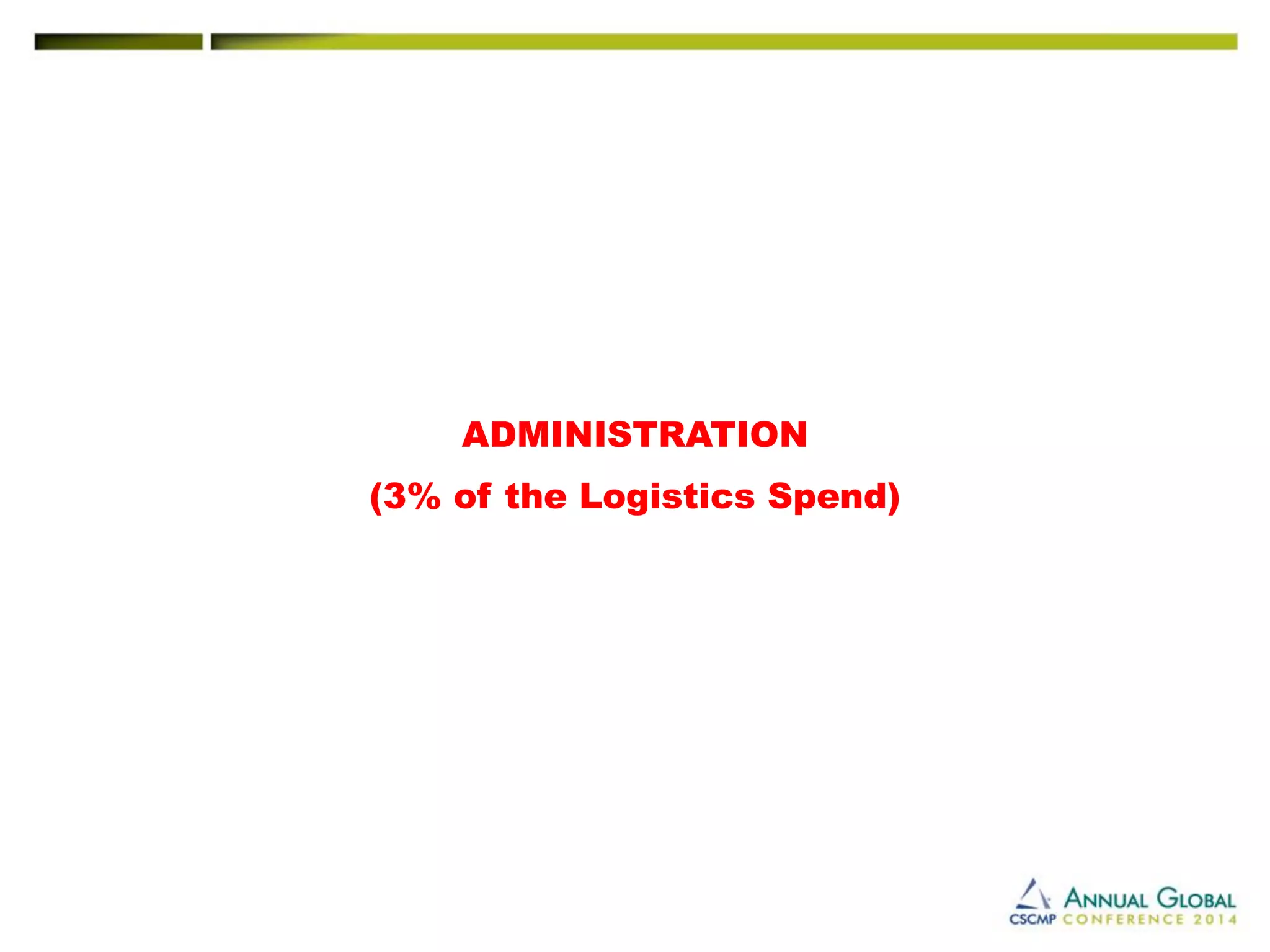 Establish davis-logistics-cost-and-service-presentation-2014 | PDF