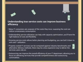 Establish a Service Based Costing Model | PPT