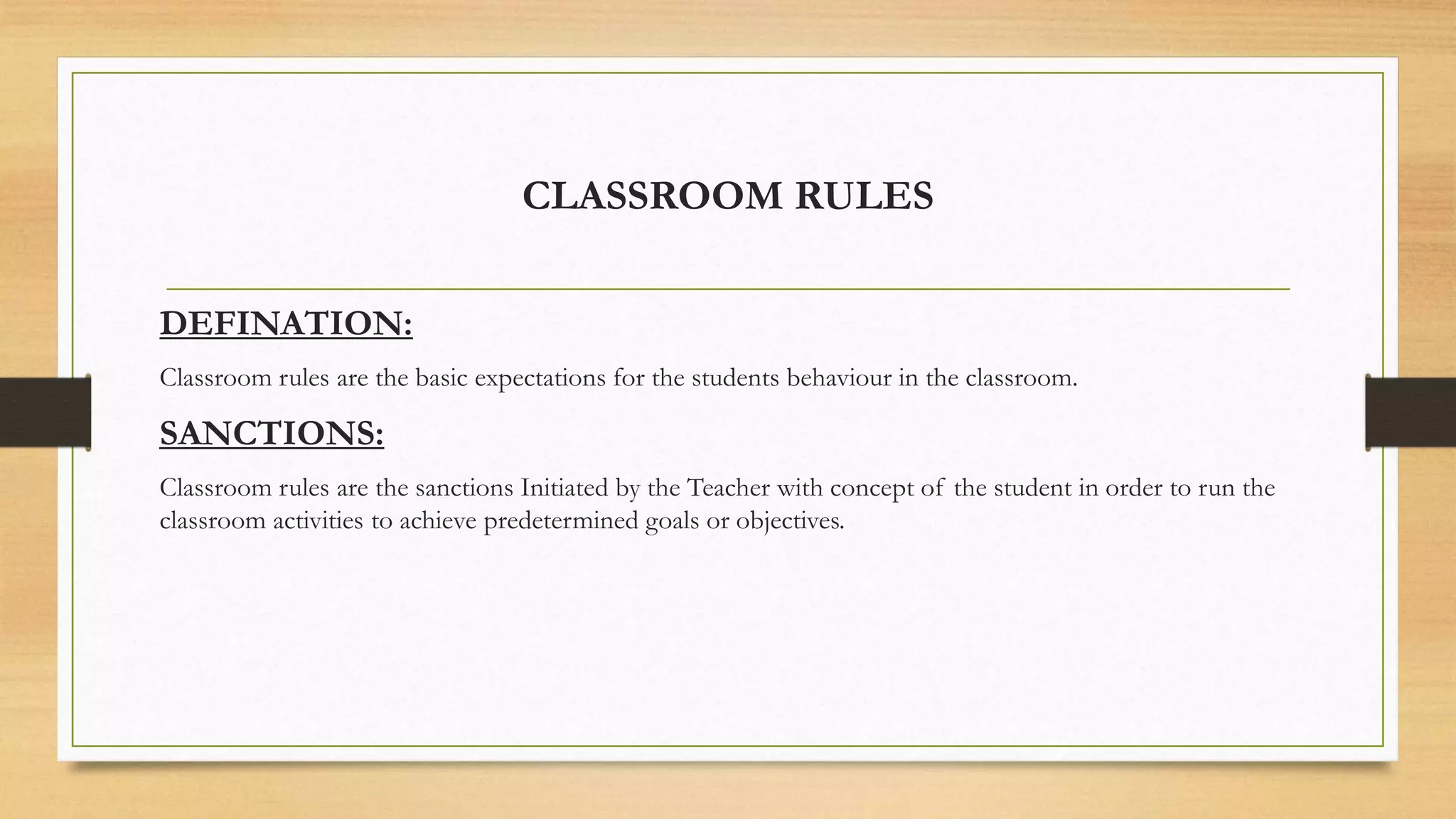 Establish classroom norms | PPTX