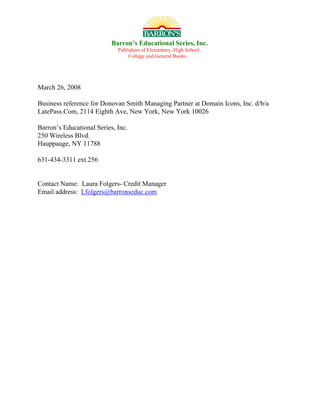 Barron's Educational Series | PDF